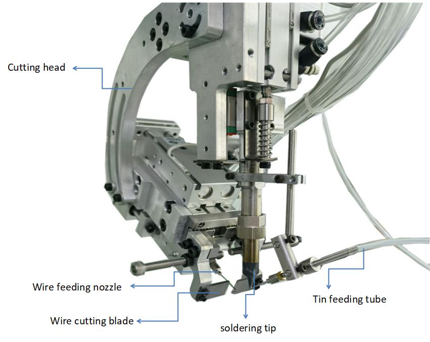 중국 제조업체의 Pcb 와이어 케이블 솔더를위한 자동 와이어 Cnc 컷 및 납땜 기계 Bobang Automation