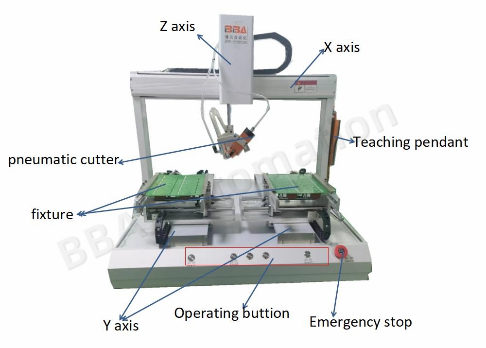 Bba 공장 직접 판매 자동 Pcb 레그 클리핑 기계 중국 제조업체의 조립 라인 Bobang Automation